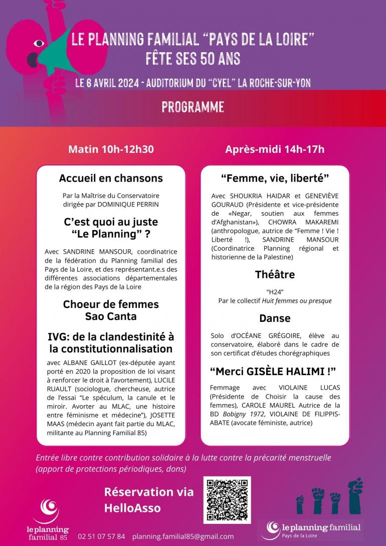 Le Planning familial des Pays de la Loire fête ses 50 ans | Le planning familial